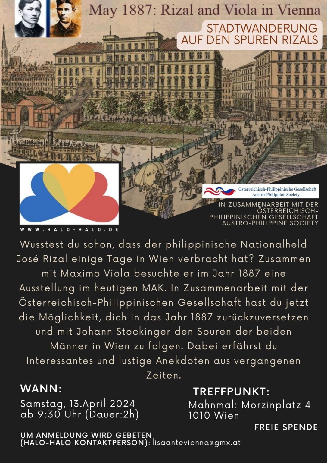 Rizal and Viola in Vienna (May 1887): STADTWANDERUNG AUF DEN SPUREN ...